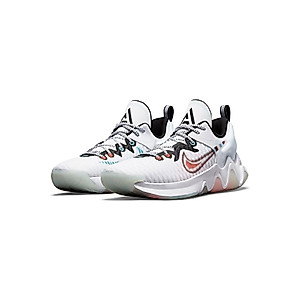Nike Men's Giannis Immortality shoe, White/Clear-black, 9.5