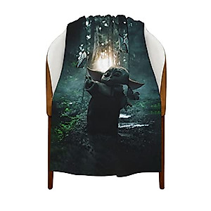 Anime Fleece Throw Blanket for Couch, 50x60 inches Soft Cozy Bed Throw Blankets Perfect for Adults or Children's Gifts