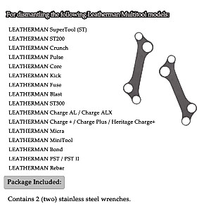 HQPARRTS New Wrench Multitool Spanner Compatible With L-eatherman Multitool for L-eatherman Disassembly Maintenance Clean Upgrade New Version2.1(Version2.1)