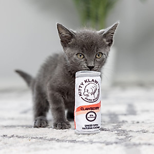 Huxley & Kent Cat Toy | Kitty Klaw Clawberry | Nappy Hour Strong Catnip Filled Cat Toy | Soft Plush Kitty Toy with Catnip and Crinkle | Kittybelles