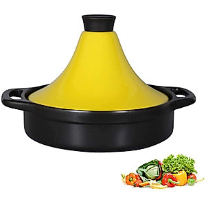 Kitchen Pot Cooking Pot Cooking Pot, Braiser Pan with Ceramic, Tagine Pot Cooking Pot Home Soup Pot Slow Cooker, Multipurpose Use Be applicable compatible for Home Kitchen or Restaurant Ceramic