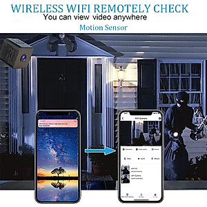 Spy Hidden Camera Wireless Mini WiFi Camera Home Small Security Camera Nanny Cam with Night Vision Motion Sensor for Indoor Outdoor with App for Cellphone Dog Camera with Battery Surveillance Cameras