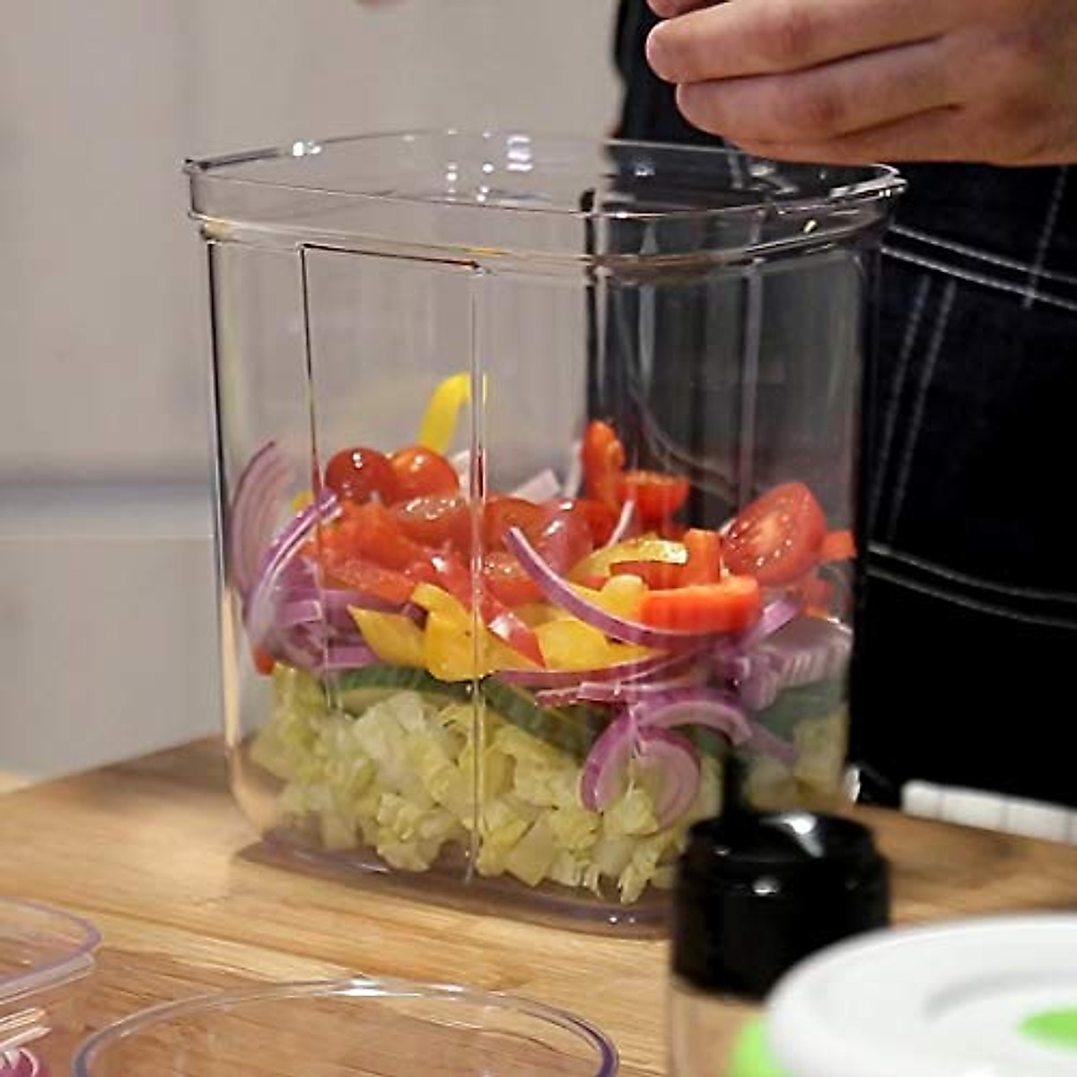 FOSA Vacuum Seal Food Storage System Reusable Extra Large Container, 116.6oz size (Vacuum Pump not Included)