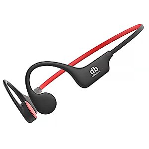 dbcollections Open-Ear Bluetooth Bone Conduction Sport Headphones - Sweat Resistant Wireless Earphones for Workouts and Running - Built-in Mic, with Hair Ban