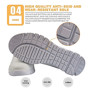 JoyLamoria Casual Sport Running Shoes Lightweight for Women Autism Mom Design Air Mesh Walking Sneakers US 8