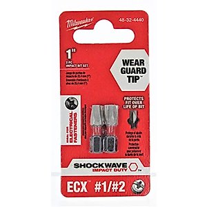 Milwaukee 48-32-4440 Insert bit Ecx 1/4"Hex, 2 Pack