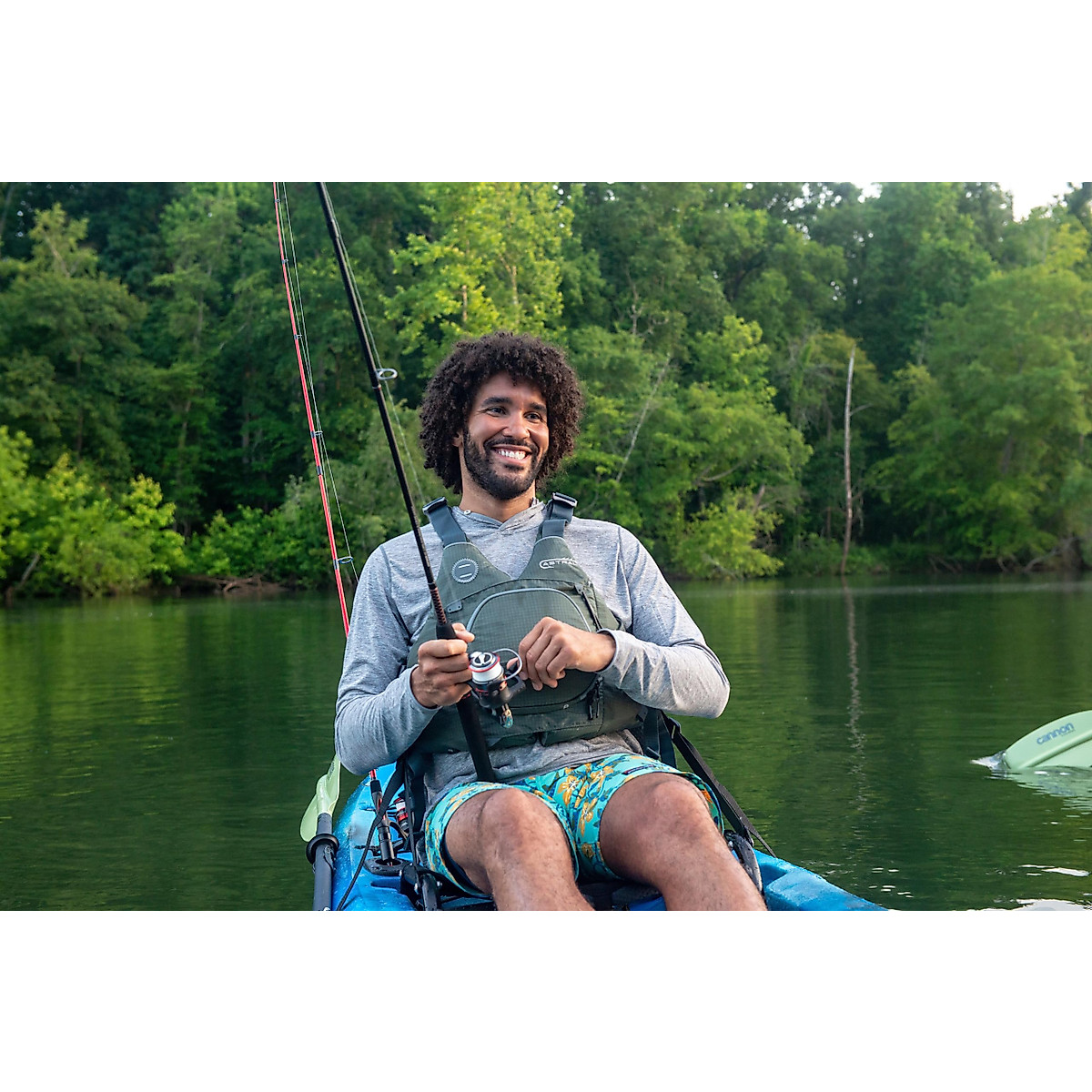 Shakespeare Ugly Stik 7’ GX2 Spinning Rod, Spinning Rod, 6-15lb Line Rating, Medium Rod Power, Moderate Fast Action, 1/8-5/8 oz. Lure Rating, Black