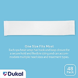 Disposable Stretchable Headband with Closure, 48 Ct.