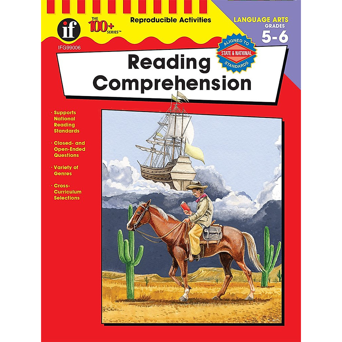 Carson Dellosa | Reading Comprehension Workbook | 5th–6th Grade, 128pgs (The 100+ Series™)