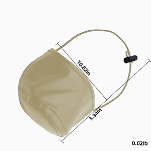 AUCELI 2 Pcs Driving Shoe Heel Covers, Unisex Wear Resistant Driver Heel Protector Pad, Durable Outside Sole Mat for Step Gas and Brake, Flat Shoe External Guard Cushion, Practical Gift (Khaki)