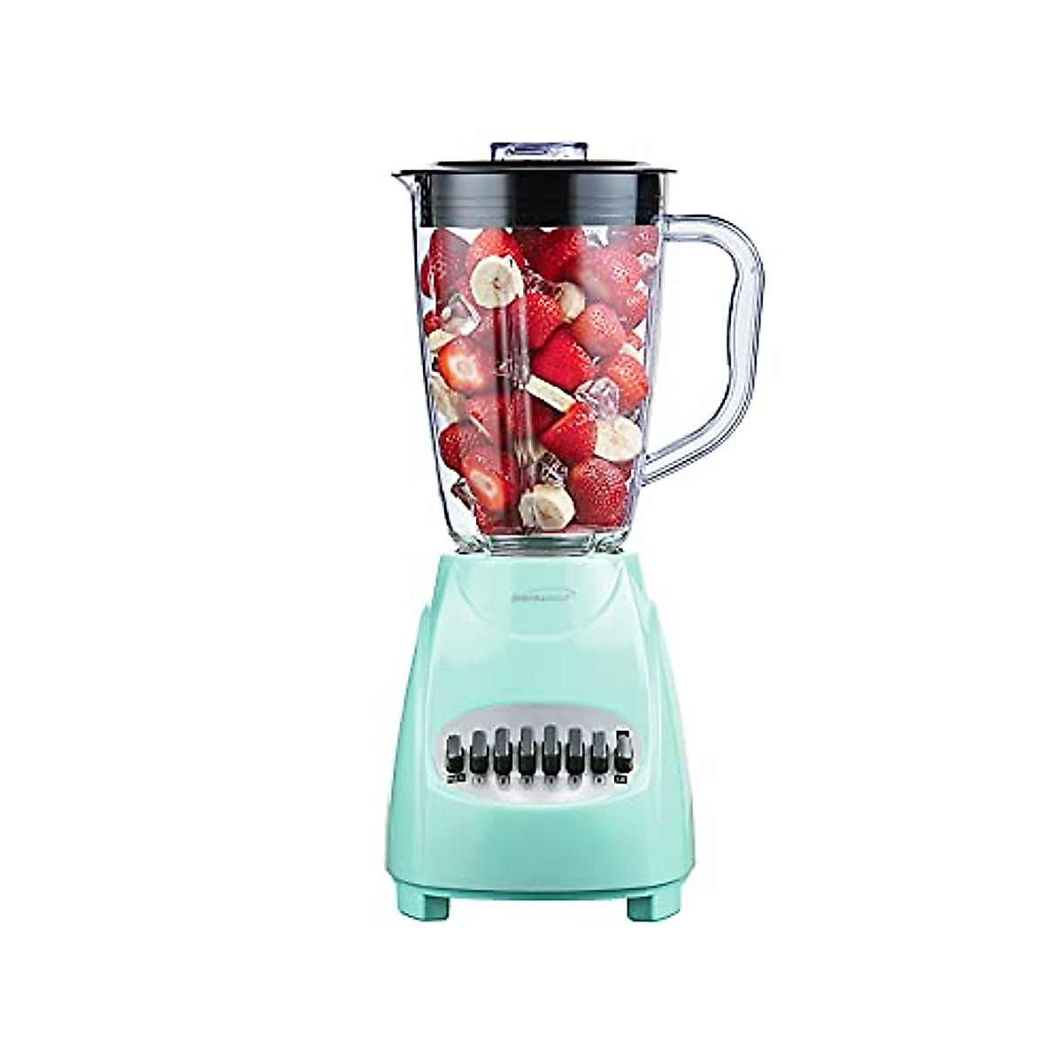 Brentwood JB-220BL 12-Speed Blender, Plastic Jar (Blue), 50oz