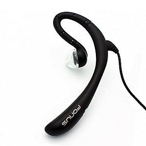 Premium Behind-The-Ear WIRED Hands-free Boom Headset MONO Headphone Single Earphone with Microphone for Verizon Kyocera Brigadier, Verizon Kyocera Hydro Elite C6750, Verizon LG VS890 Enact, Verizon LG Extravert 2, Verizon LG G Pad 8.3
