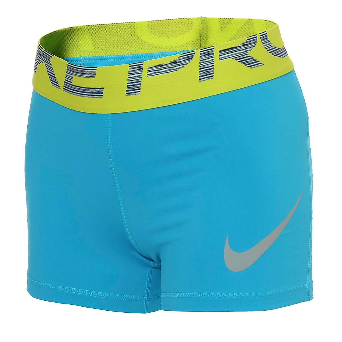 Nike Pro Women's Mid Rise 3" Training Shorts (US, Alpha, X-Large, Regular, Regular)