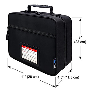 StarPlus2 Select Large Pill Bottle Organizer with Pill Cutter, Medicine Bag, Case, Carrier for Medications, Vitamins, and Medical Supplies with Fixed Pockets – for Home Storage and Travel - Purple