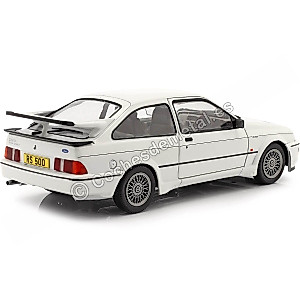 Solido S1806104 1:18 1987 Sierra RS500-White Ford Collectible Miniature car, White