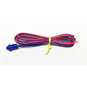 (1) BLUE Super Bright LED w Plug Replacement for most Directed Electronics Systems