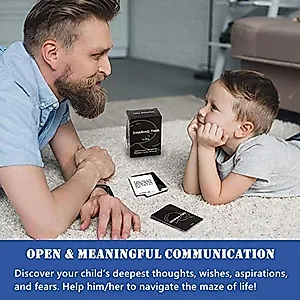 Family Games for Kids and Parents - 120 Thought-Provoking Kids Conversation Starters, Fun Family Activities Question Card Games for Raod Trip Car Travel, Great Parent-Child Relationship Building