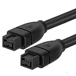 Bizlander Firewire 1394b 800 IEEE 9 Pin to 9 Pin Male to Male Cable for PC, Digital Cameras MacBook Pro, Mac Mini, Audio Device