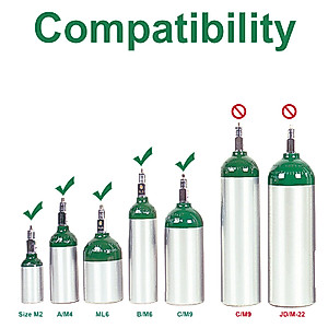 APDTEK Portable Oxygen Tank Backpack for Size M2, B/M6, C/M9, ML6, A/M4, M7, Comfortable Medical Oxygen Cylinder Backpack Bag with Durable Straps for Travel - Not Suitable for Size D (Red)