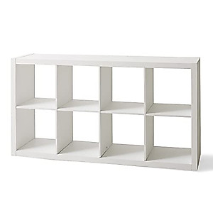 JANDH 8-Cube Storage Organizer (Color : White Texture)