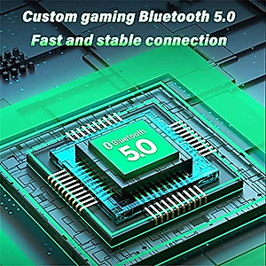 GAOMU G11 True Wireless Earbuds, TWS Bluetooth Headphones Stereo Sound Earphones, 30H Playtime Wireless Charging Case, Sweat Proof IPX7 Dual Bluetooth 5.0 Headset with Built-in Mic for Sports