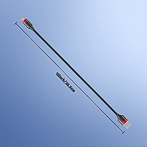 Bkduice 3Pack 1ft iPhone Cable Short, iPhone Charger Cord 1 Foot Lightning to USB Data Sync Cable 12 inch Fast Charging Cord Compatible with iPhone 12/11 Pro/X/XR/XS Max/Plus/8/7/6, Red