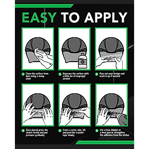 Bright Knight Reflective Flame Stickers, 4 Pcs Blue Reflective Car Sticker Decal with 3M Retro-Reflective Vinyl, Self-Adhesive Outdoor Waterproof Safety Flame Decals for Trucks, Cars, and Helmets