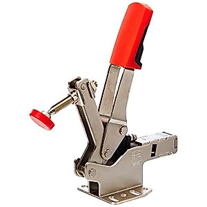 BESSEY STC-HH70 Horizontal Auto-Adjust Toggle Nickel Plated Clamp, Silver