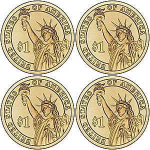 2007 P, D 2007-2020 Presidential Dollars 80 Coin Set in Full Color Littleton Coin Folder Dollar Set Uncirculated