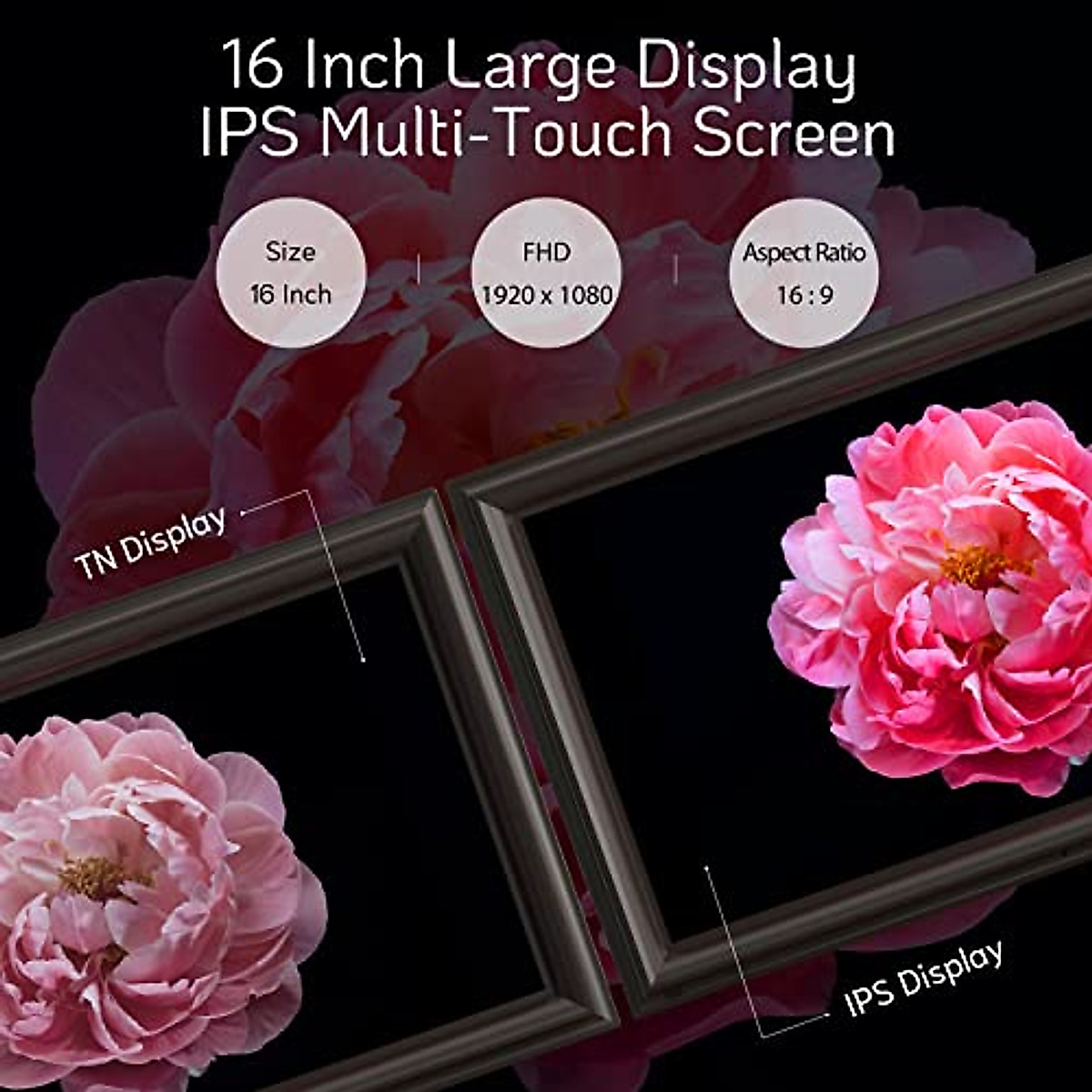 NexFoto Large 16 Inch 1080P Digital Photo Frame 32GB with Remote Control, WiFi Digital Picture Frame with IPS Touch Screen, Easy to Share Photos Video via App, Wall-Mountable, Gift for Grandparents
