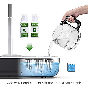 LetPot Indoor Plant Food (400ml in Total), All-Purpose Concentrated Fertilizer for Hydroponics System, Potted Houseplants