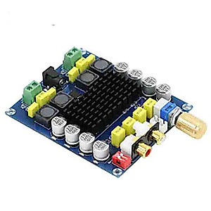 Taidacent XH-M512 Class D Car Amplifier TDA7498 High-power Digital Power Amplifier Board 2x100W Car Amplifier Gold Plated Upgrade