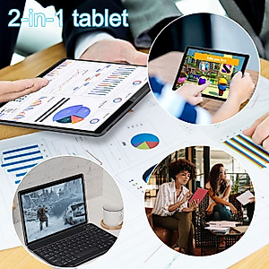 AOYODKG Android Tablet 10 Inch, Tablet with Keyboard Android 11 Tablets with 64GB and128GB Expand, 2.4G+5G WiFi Gaming Tablet, Bluetooth, 6000mAh Battery, HD Tablets