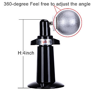 Suptig Adjustable Metal Mount Compatible Arlo/Arlo pro/Arlo pro 2 Outdoor Indoor (2 Pack White and Black)