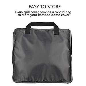 29” Kamado Dome Grill Cover for Large Big Green Egg or Kamado Classic Joe in Built-in Or Island,L BGE Accessories Waterproof Outdoor Grill Cover