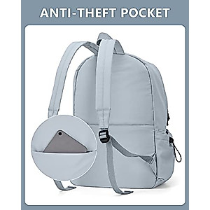 Backpacks For School Backpack For College Bookbag For Women School Bag Book Bags Waterproof Gym Backpack For Women Men Simple Aesthetic Backpack Blue