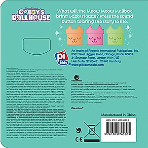 DreamWorks Gabby's Dollhouse - Meow Meow Mailbox Sound Book - PI Kids