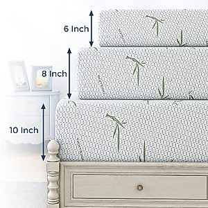 IULULU Full Size Mattress in a Box, 6 Inch Gel Memory Foam Mattress for Kids Breathable Bamboo Cover Mattress for Bunk Bed, Trundle Bed, CertiPUR-US Certified, Made in USA