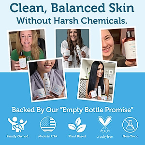 Manuka Honey Face Wash for Women and Men - Sulfate Free Moisturizing Cleanser with Organic Aloe Vera - Soothing Plus Gentle on Dry Skin Facial Cleanser Made in USA - 8oz