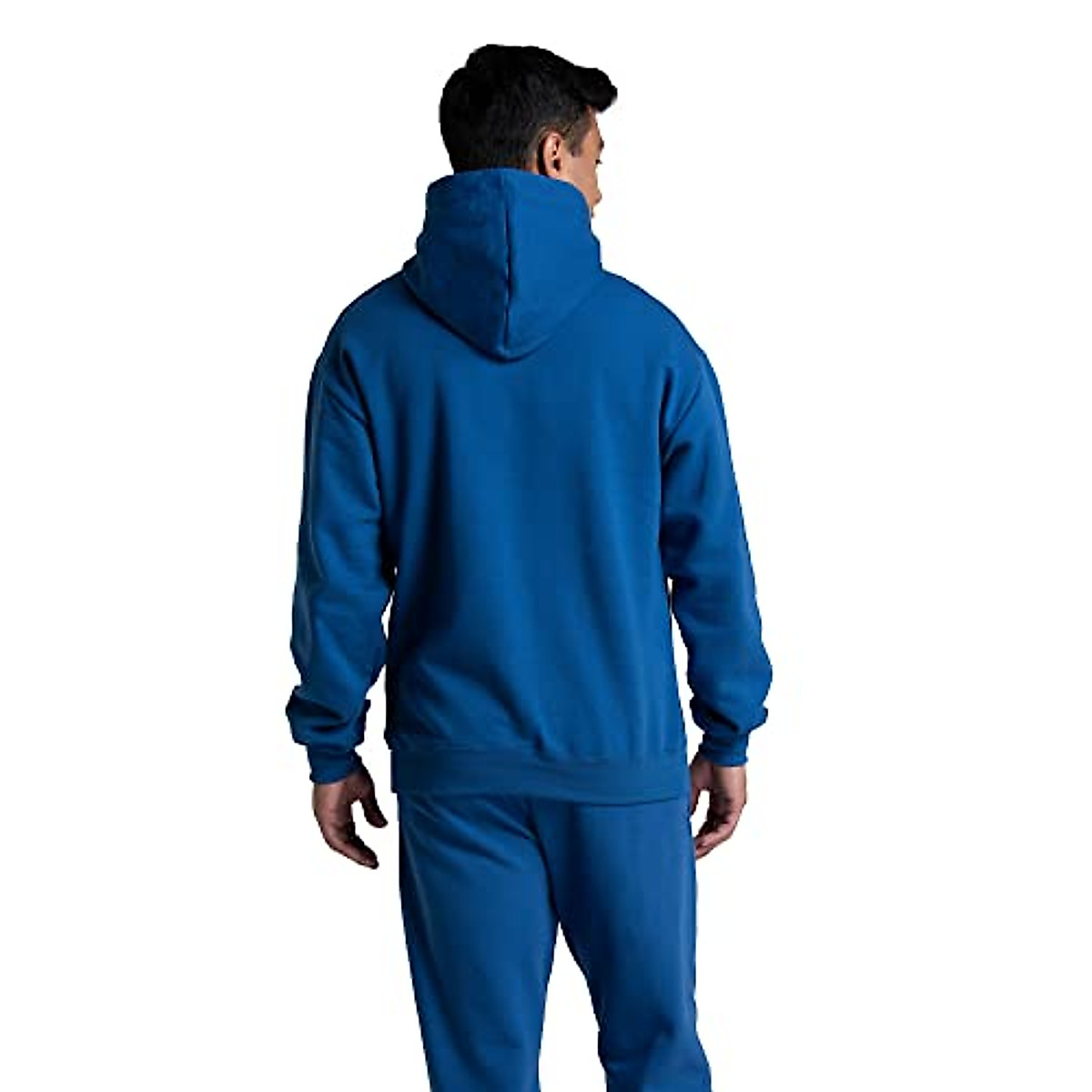 Fruit of the Loom Unisex Adult Eversoft Fleece Hoodies, Pullover & Full Zip, Moisture Wicking Breathable, Sizes S-4x Hooded Sweatshirt, Mellow Blue, XX-Large US