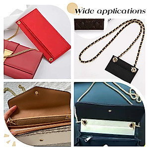 WADORN 5 Colors Purse Felt Insert Organizer, Women Clutch Bag Convert Lined Pochette Envelope Bag Insert Liner with Eyelet Bag in Bag Inner Pocket for WOC Purse, 6.69x2.76 Inch