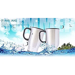 Funny Travel Mug Sliver 14oz Theme Coffee or Tea Cup I'm Not Always a Dick Just Kidding Go Fuck Yourself- Designed By Funny Kids' Home