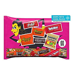 HERSHEY'S Assorted Flavored, 25.8 oz (60 count)