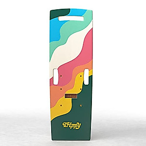 Trippy Outdoor Adirondack Chair Easy Assemble Foldable Adirondack Chair Outdoor Patio Lifetime Adirondack Chairs, Folding Adirondack Chair for Camping, Vacations, Fire Pit, Garden (Sylvanus)