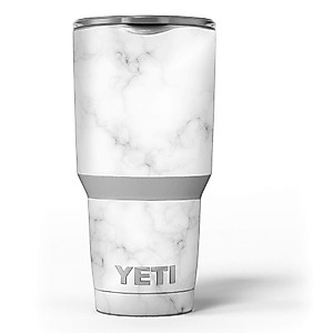 Design Skinz Slate Marble Surface V54 - Skin Decal Vinyl Wrap Kit Compatible with The Yeti Rambler Cooler Tumbler Cups