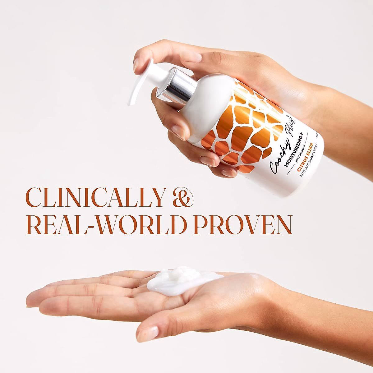 Coochy Intimate Shaving Cream MOISTURIZING Plus CITRUS ELIXIR For Pubic, Bikini Line, Armpit - Rash-Free With Patent-Pending Formula – Prevents Razor Burns & Bumps, In-Grown Hairs, Itchiness 2 Pack