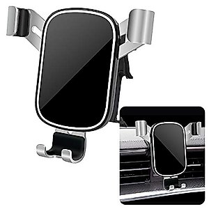 musttrue LUNQIN Car Phone Holder for 2019-2023 Audi A6 A7 S6 S7 RS6 RS7 Allroad Auto Accessories Navigation Bracket Interior Decoration Mobile Cell Mirror Phone Mount