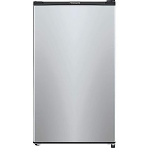 FFPE3322UM 19" Compact Refrigerator with 3.3 cu. ft. Total Capacity Adjustable Glass Shelves Reversible Door and Chill Zone in Silver Mist