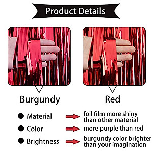 Graduation Party Decorations 2023 Burgundy Black Silver Maroon Graduation Party Decorations 2023 Graduation Decoration 2023 Burgundy Black Graduation Party Supplies Burgundy Black Silver Foil Curtains