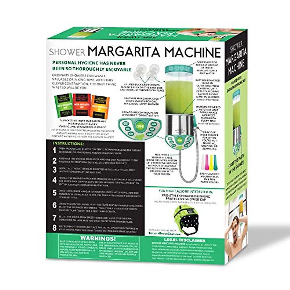 Prank Gift Box "Shower Margarita Machine" - Perfect Gag Gift and Funny White Elephant Idea